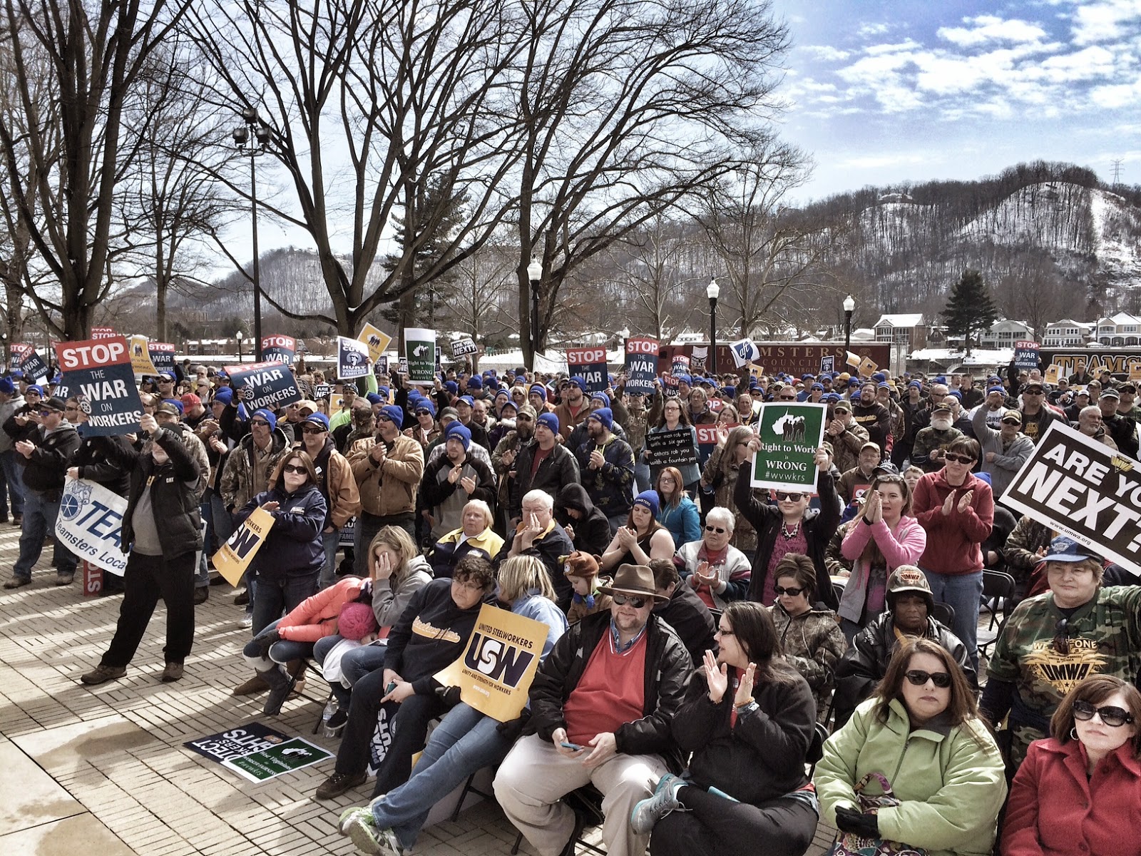 Teamster Nation: Dispatch & Photos from WV Mountaineer Workers Rising ...