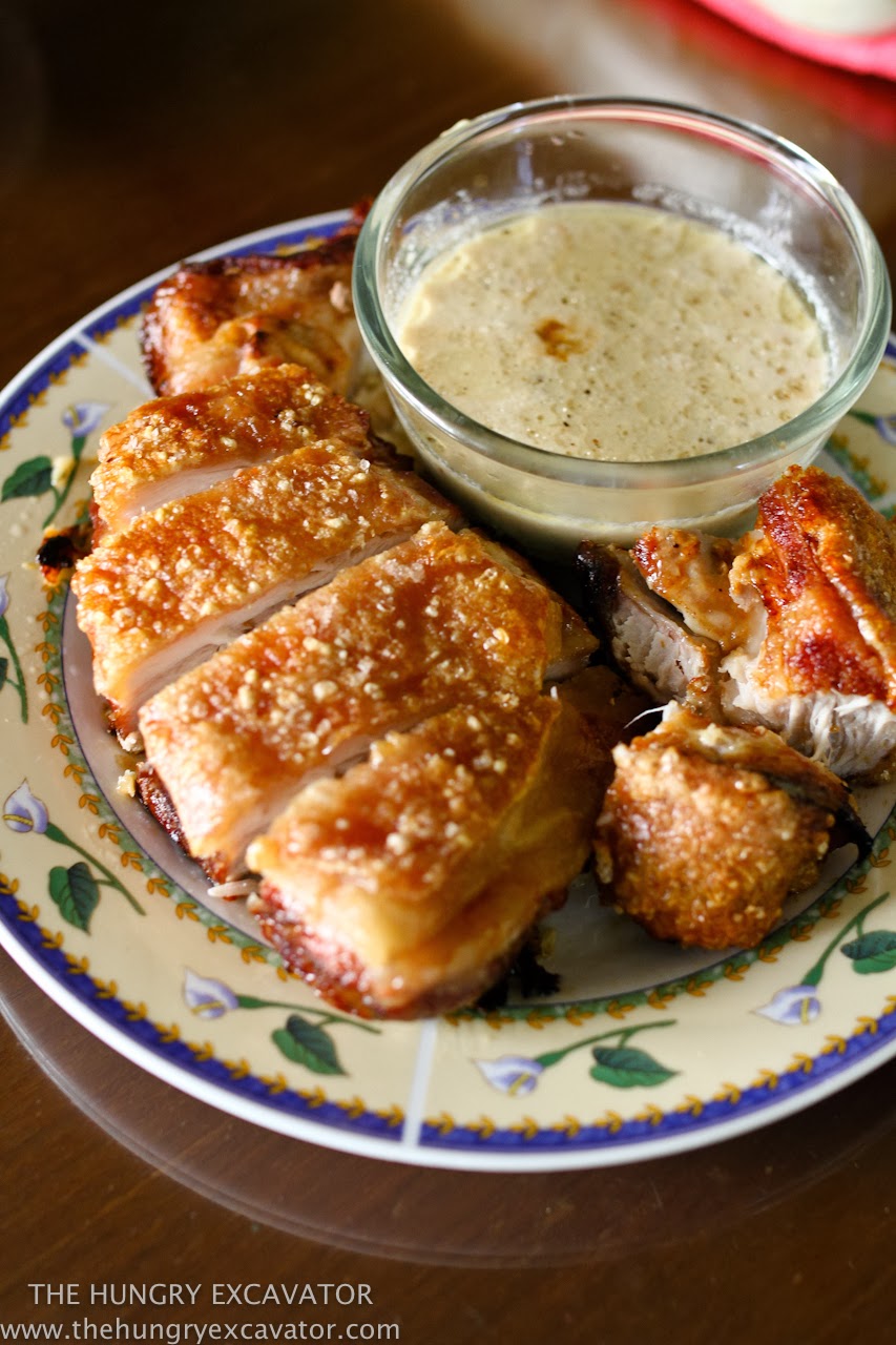 The Hungry Excavator: Easy Roast Pork in Milk with Crackling Recipe!