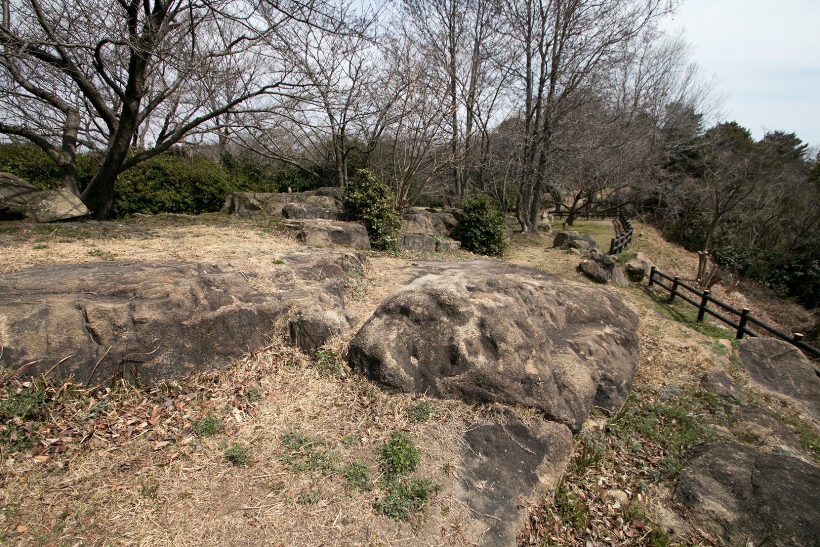 Shimotsui Castle -Castle looking down straight and bridge- | Japan ...