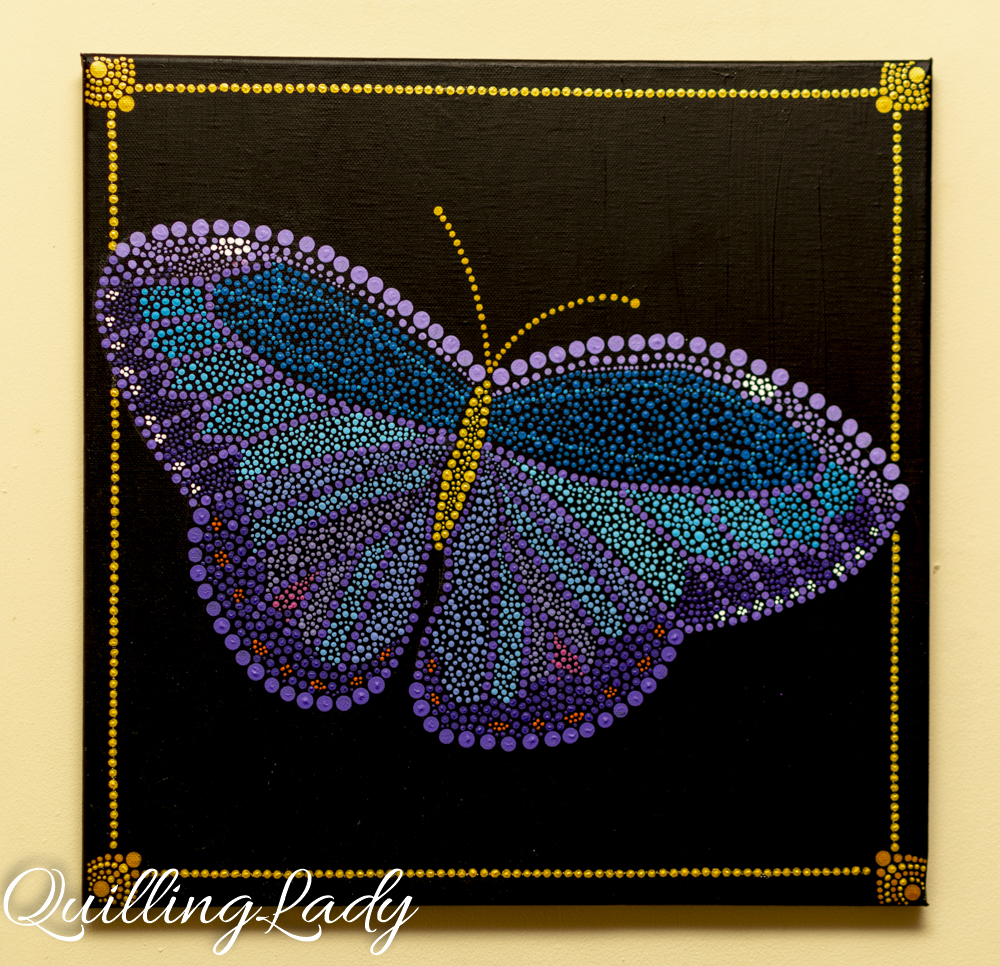 Quilling Lady: Dotted Butterfly