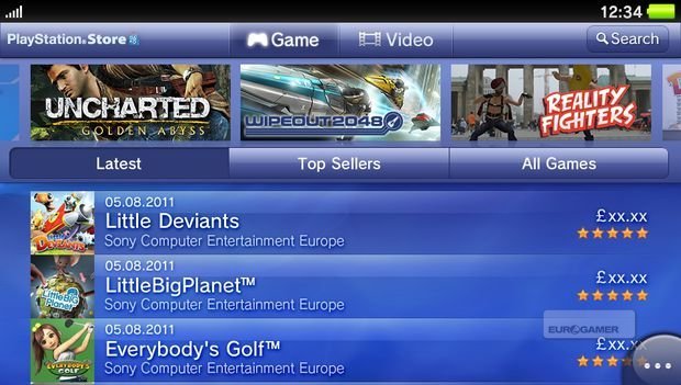 Pictures Of PS VITA Web Browser, Chat, Trophies, PS VITA Store And More ...