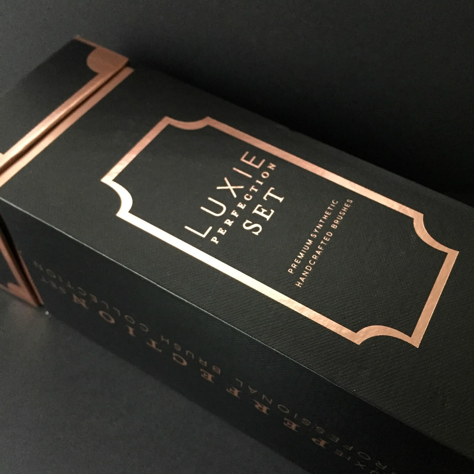 Luxie Beauty Kabuki Rose Gold Collection, Complete Face Set and ...