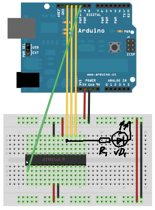Как прошить atmega8 через arduino ide