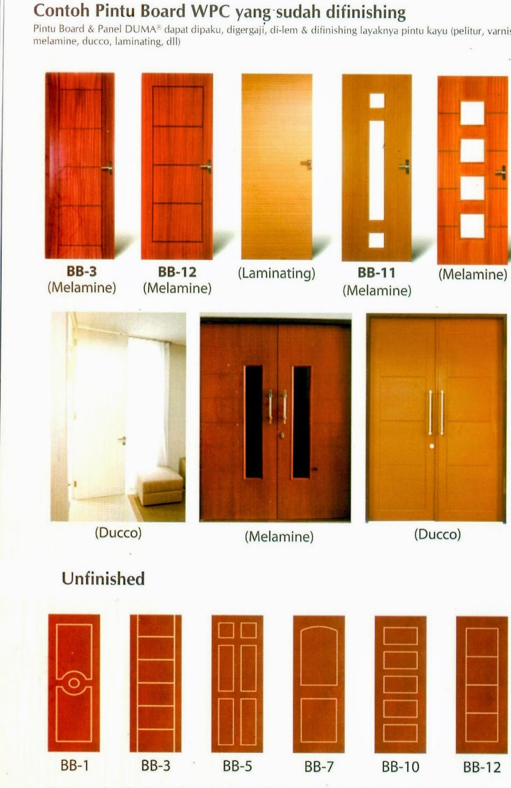 PINTU POLYWOOD DUMA,DESAIN PINTU MINIMALIS,ANEKA PINTU,DAUN PINTU ...