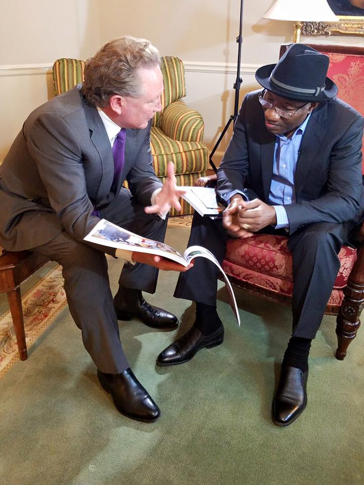 BLOG: Goodluck Jonathan meets with Andrew Forrest, founder of Walk Free ...