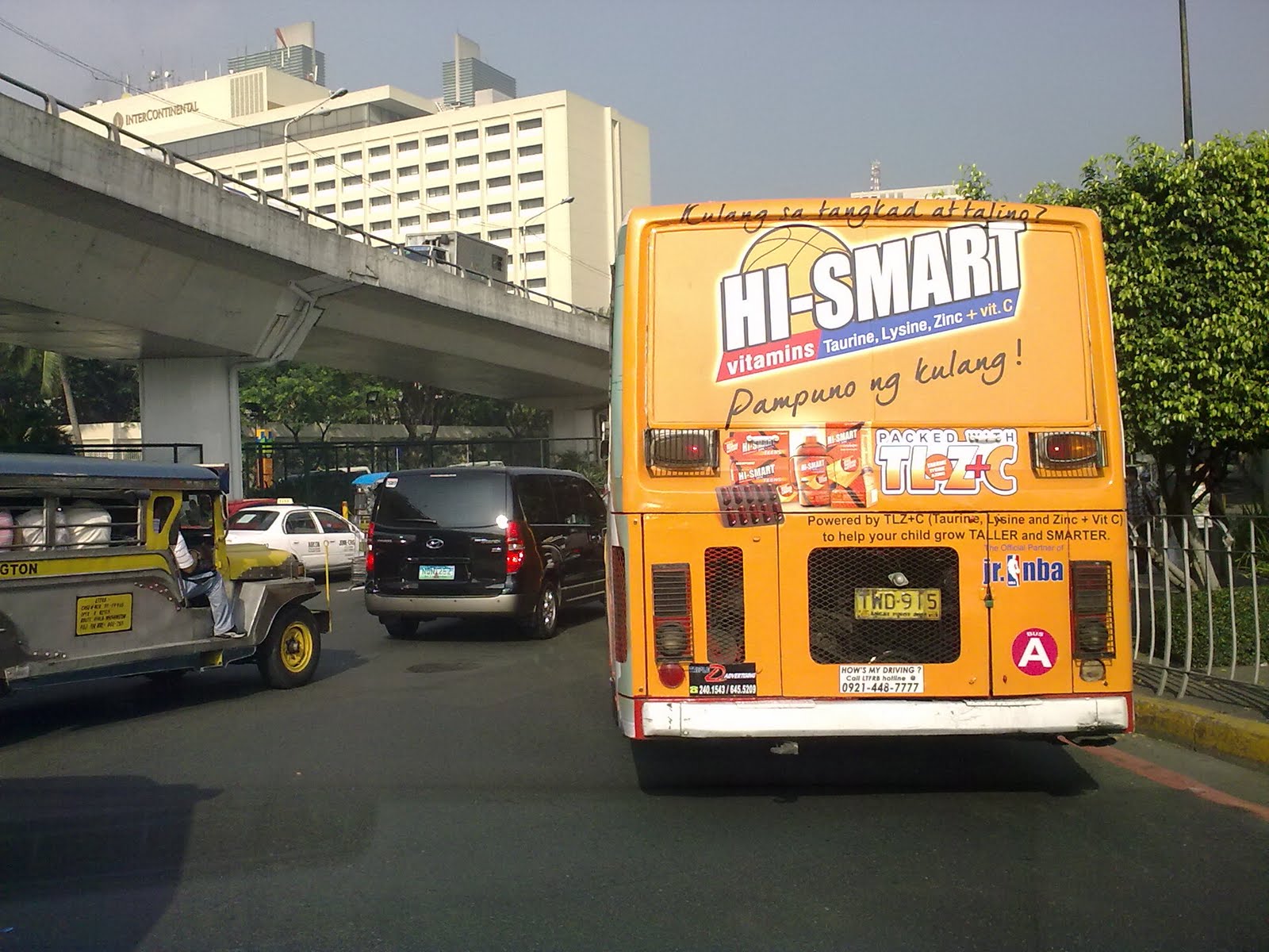 Bus Ads in the Philippines: HI-SMART