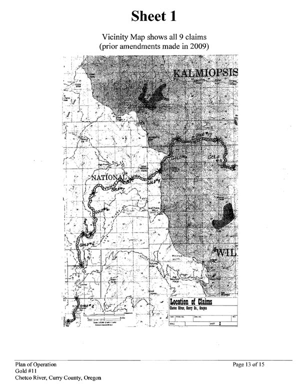 Save Our Chetco River: Maps