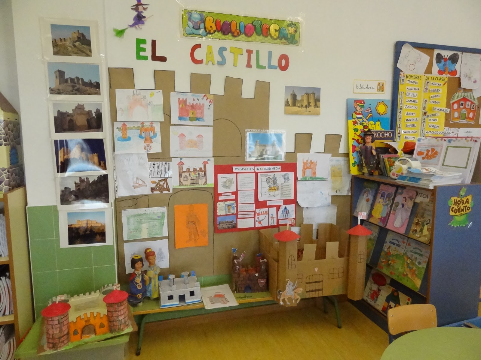 Los bichitos de mi clase: FINALIZAMOS EL PROYECTO DE LOS CASTILLOS