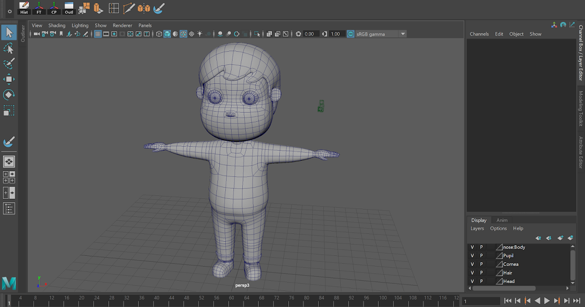 Ian Garling Animation: Minor Project - Junior Character Finished Modelling