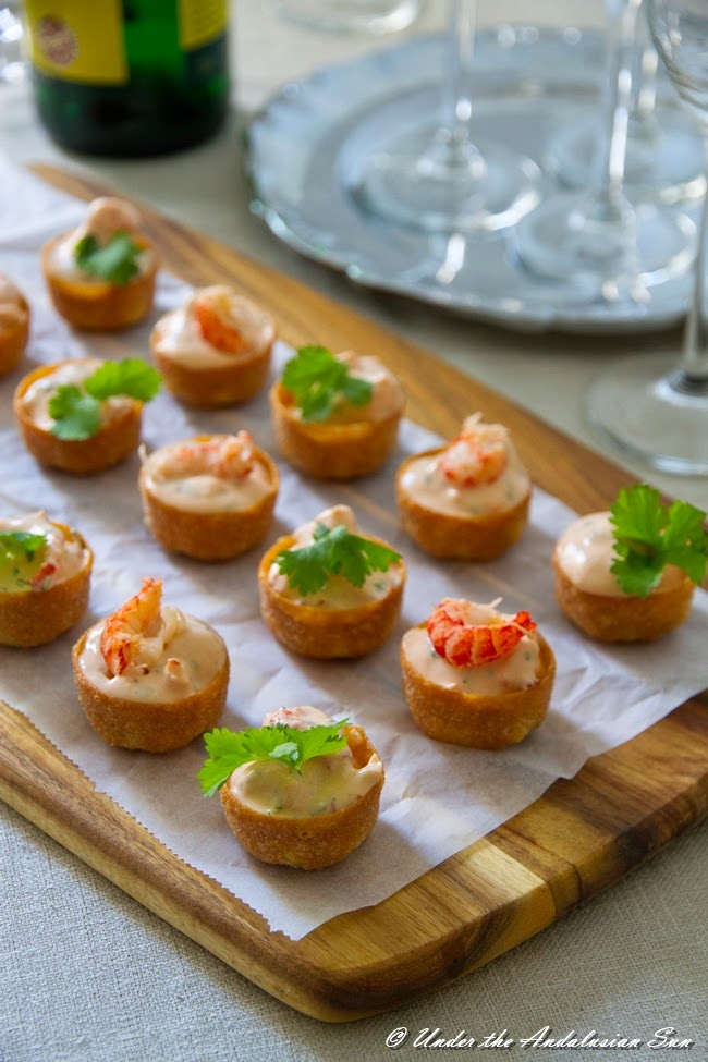 Under the Andalusian Sun : Crayfish! Canapes!