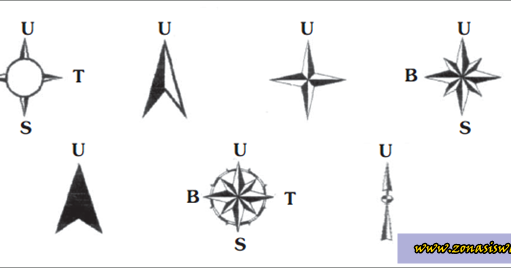 Terbaru 28+ Gambar Arah Mata Angin Pada Peta