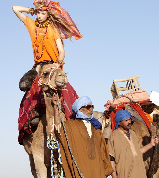 ANTM: Episode 10 Photo Shoot: Nomads on a Camel in the Moroccan Desert