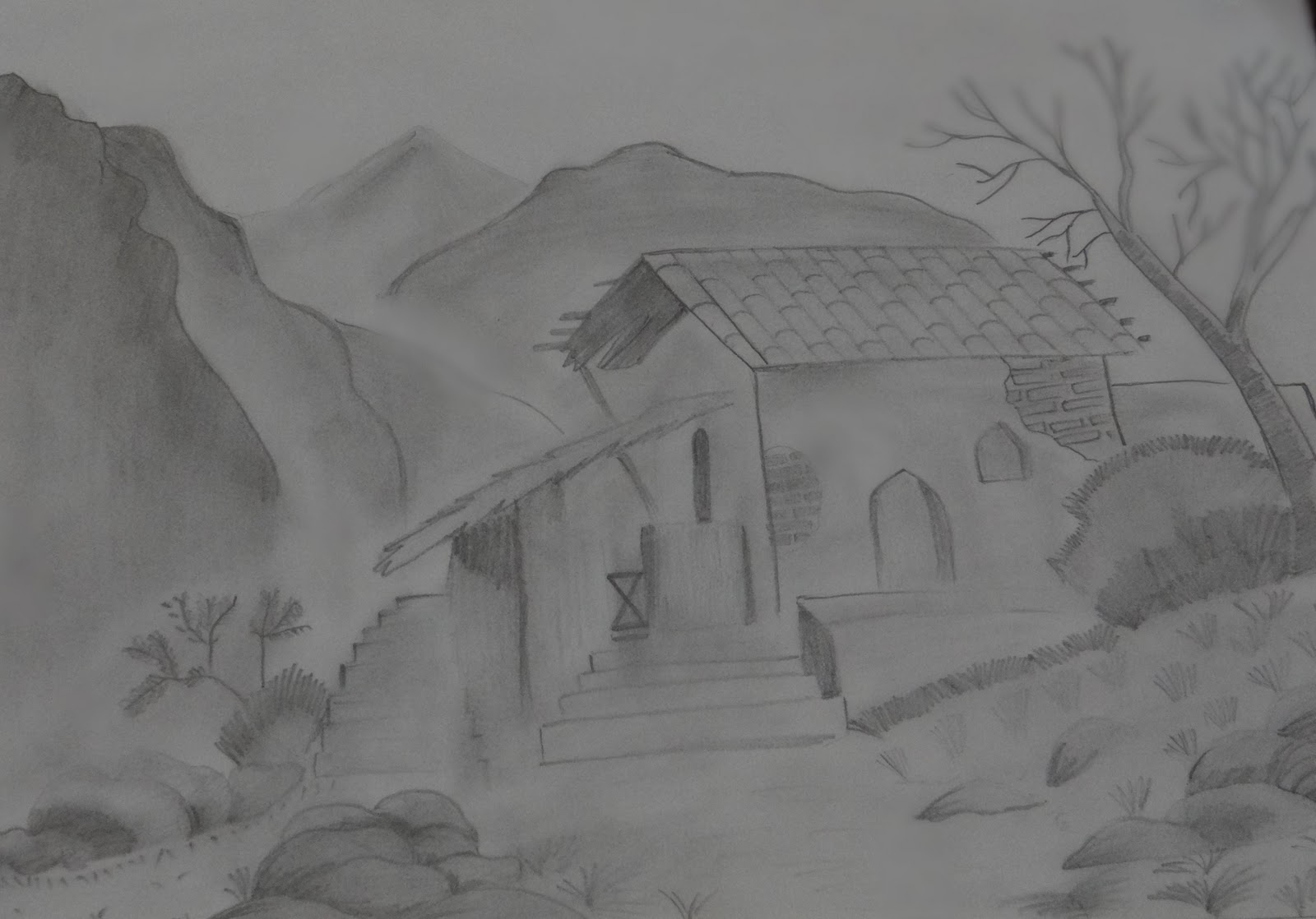JusArts: pencil shading - scene