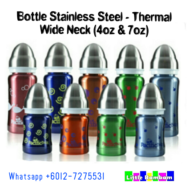 Botol Susu Besi @ Stainless Steel @ Thermal | SURGA DITELAPAK KAKI IBU