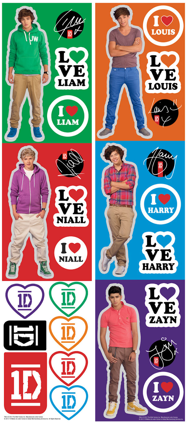 Wall Sticker Outlet: One Direction Wall Decals Are Here!!!!