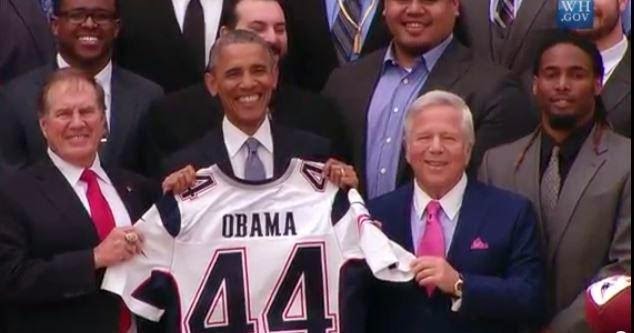 Tweets from the White House: Super Bowl Champion Patriots meet ...