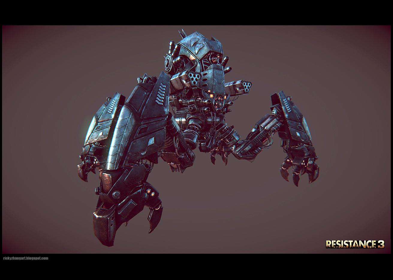 Ricky Zhang Art: Resistance 3 Assets 2010