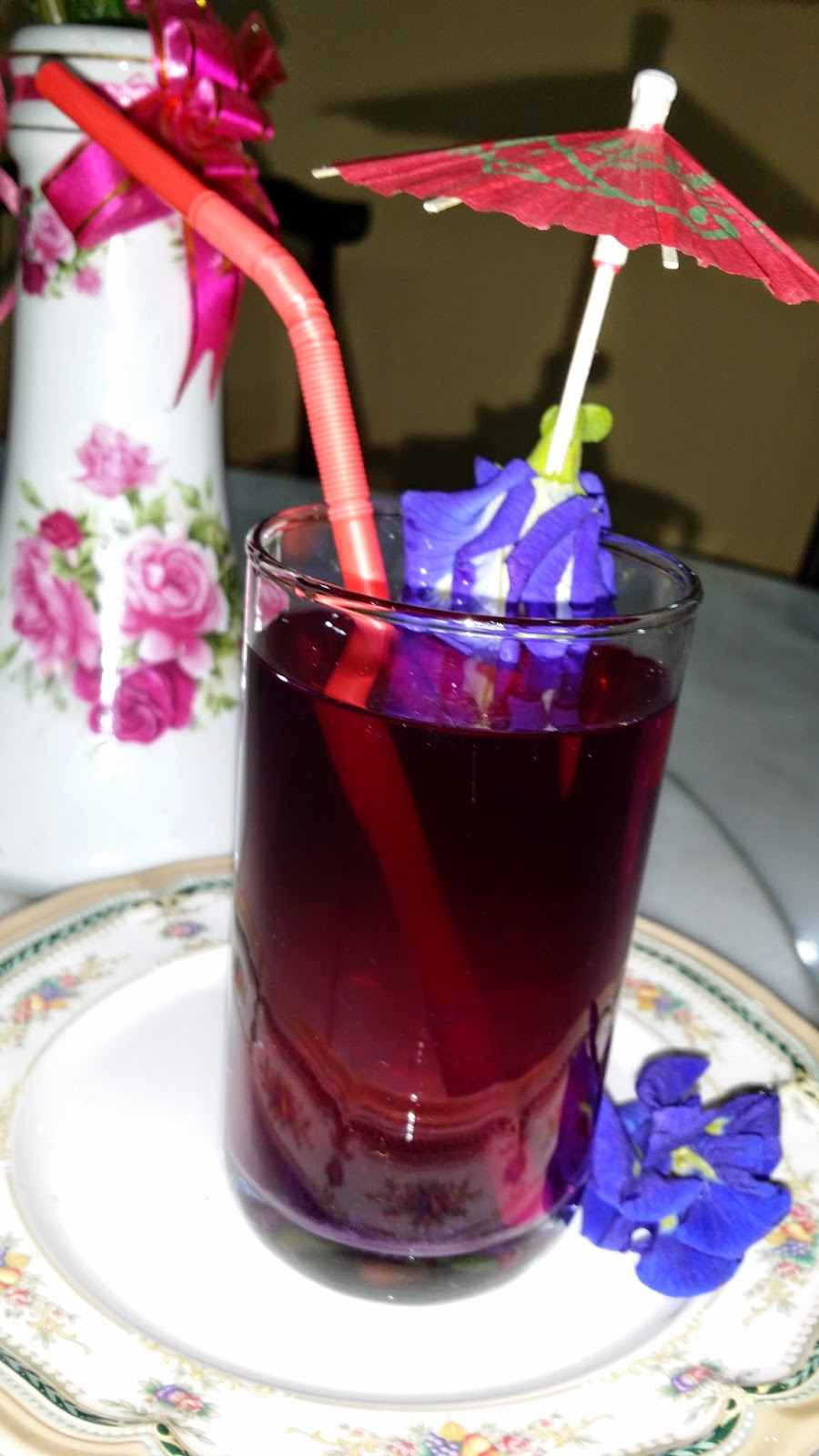 AHWAALULHAYAH: Jus Organik Bunga Telang