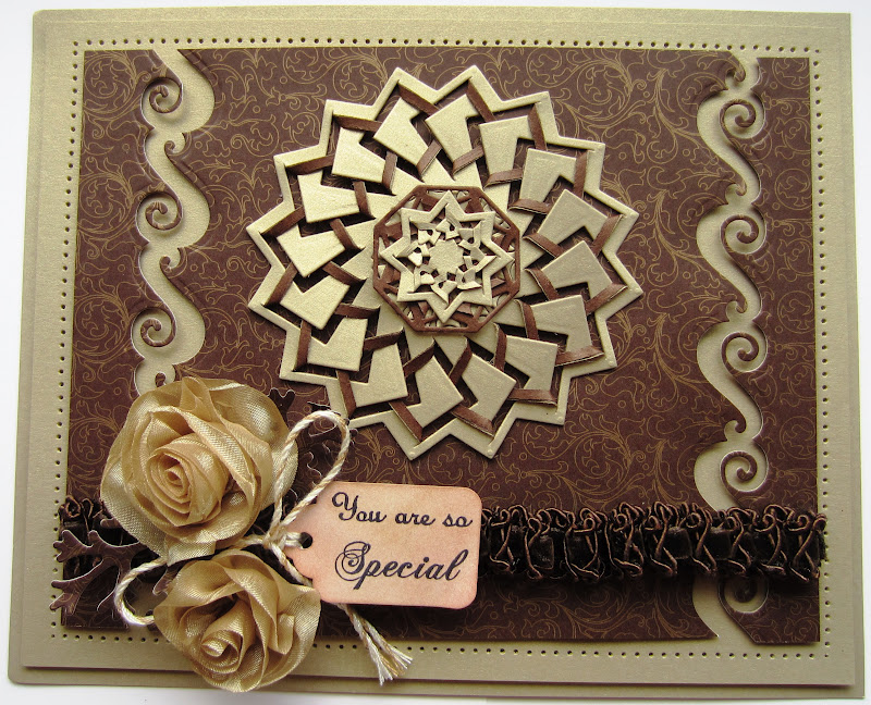 PartiCraft (Participate In Craft): Gold Spectacular Spin Card