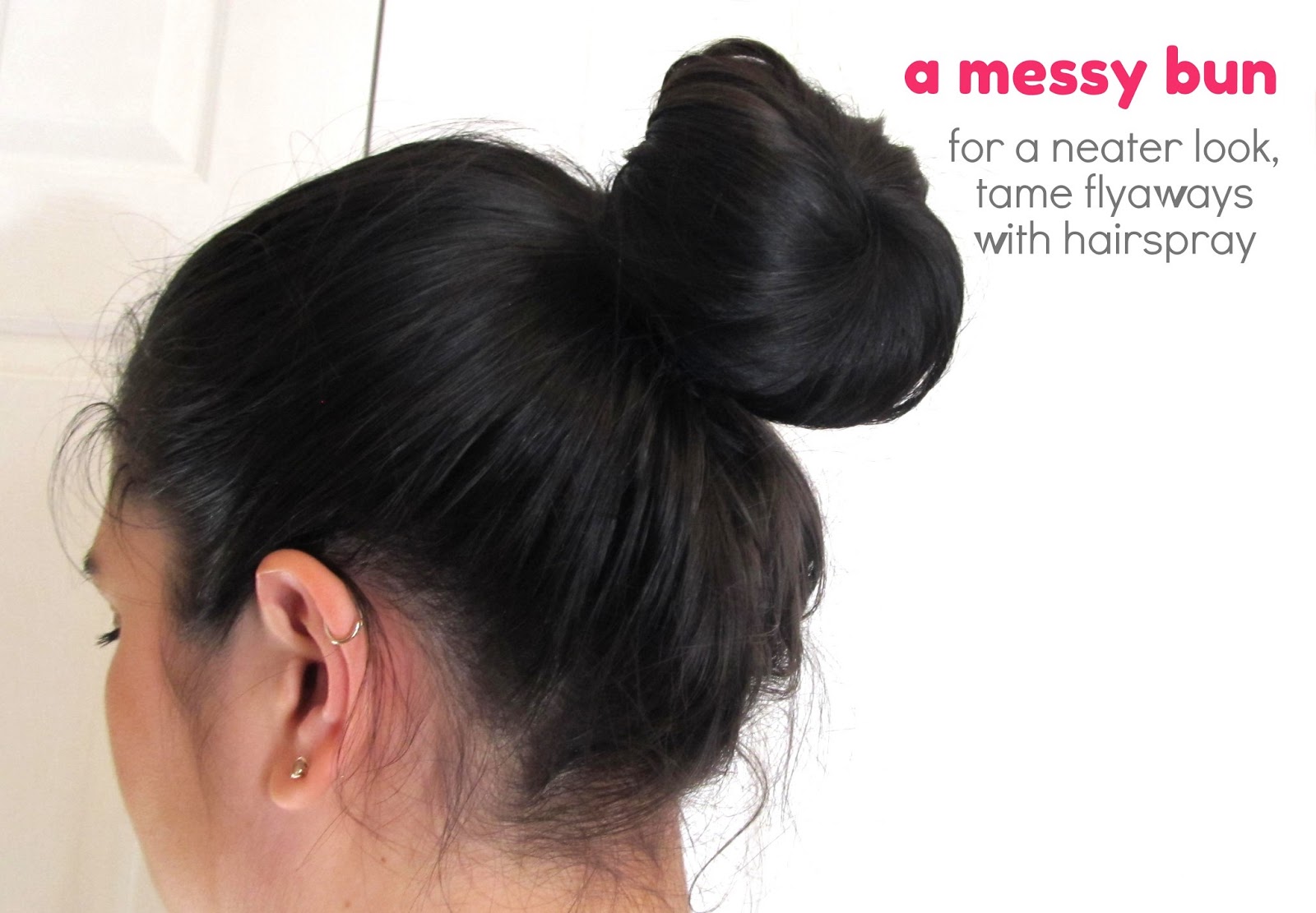 Messy Bun tutorial using the Goody Hair Bun Maker | Beauty Parler