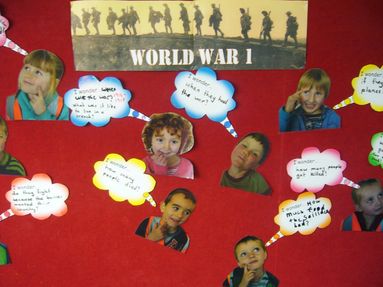 Romahapa Junior Room: World War 1