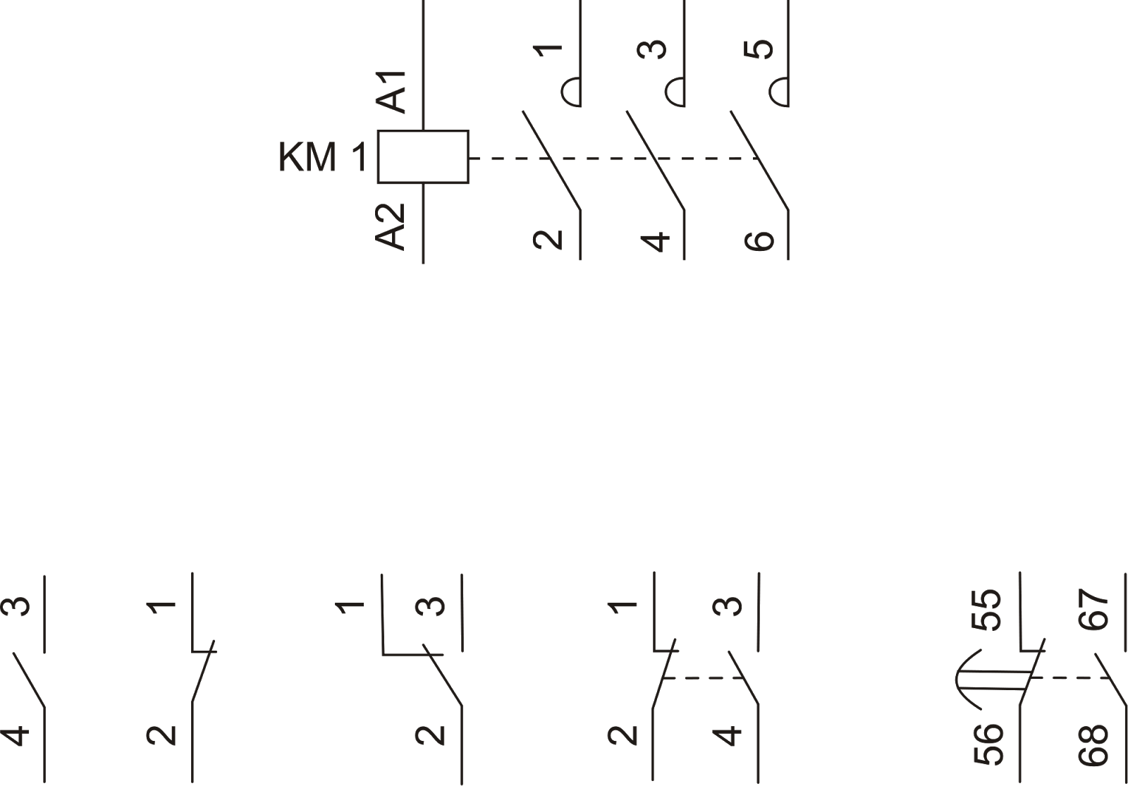 Esquemes Elèctrics: Simbologia del contactor
