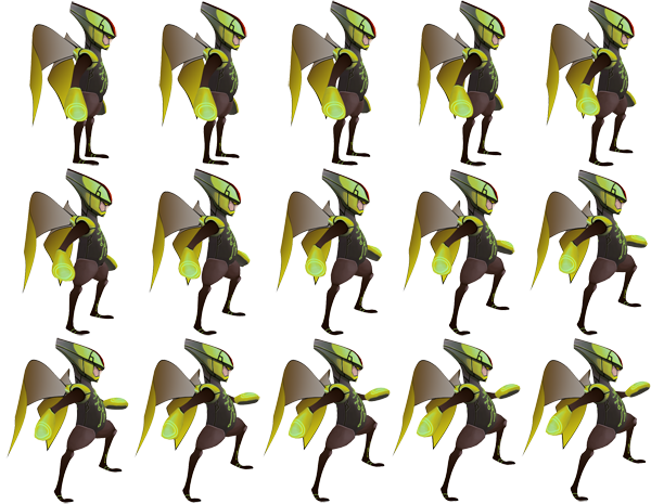 one percent talent: Blob Game (Character Sprite Sheet 2)