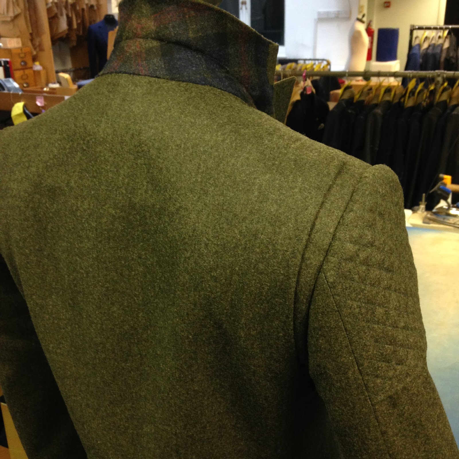 DAVIDE TAUB: Bespoke Driving Jacket w/.Detachable Bib: Collaboration ...