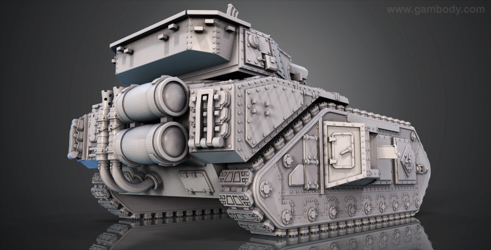 Vulcan Tank 3D Model | Assembly | Nixon's 3D Models