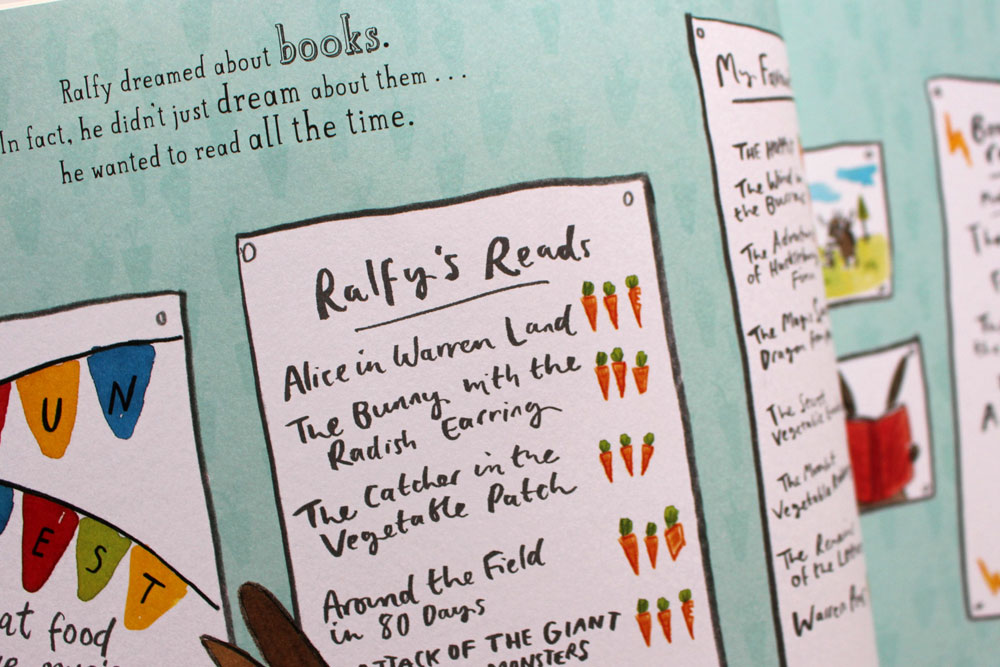 The Bookworm Baby: WANTED! RALFY RABBIT, BOOK BURGLAR