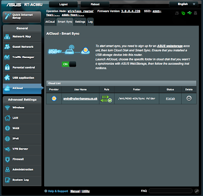 Cyberbanana Tech Reviews: Using Asus AiCloud and Smart Sync