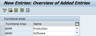 SAP FICO Central: Define Functional Area