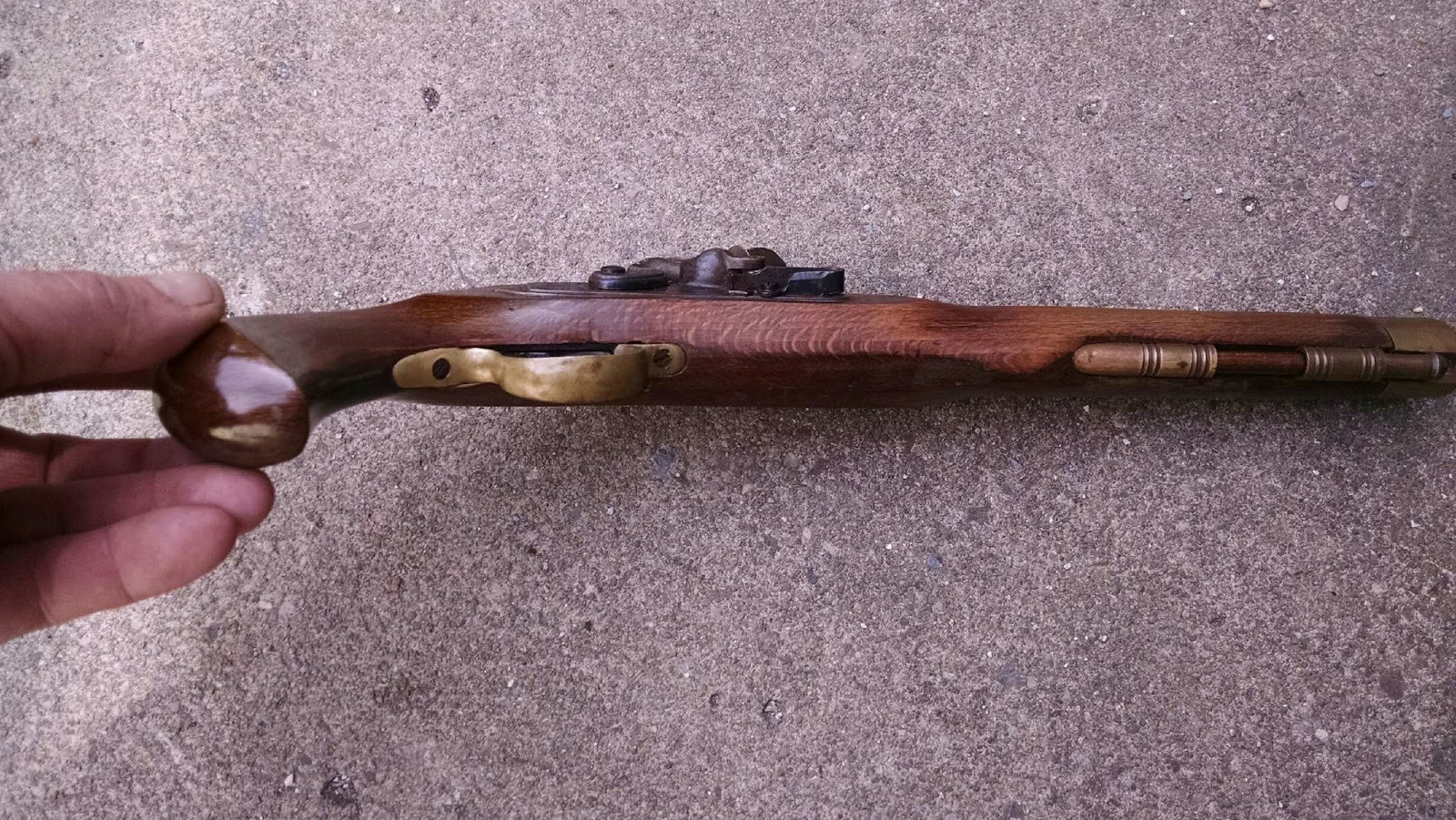 MacCrea's Custom Flintlocks and Accouterments: Before/After CVA Pistol