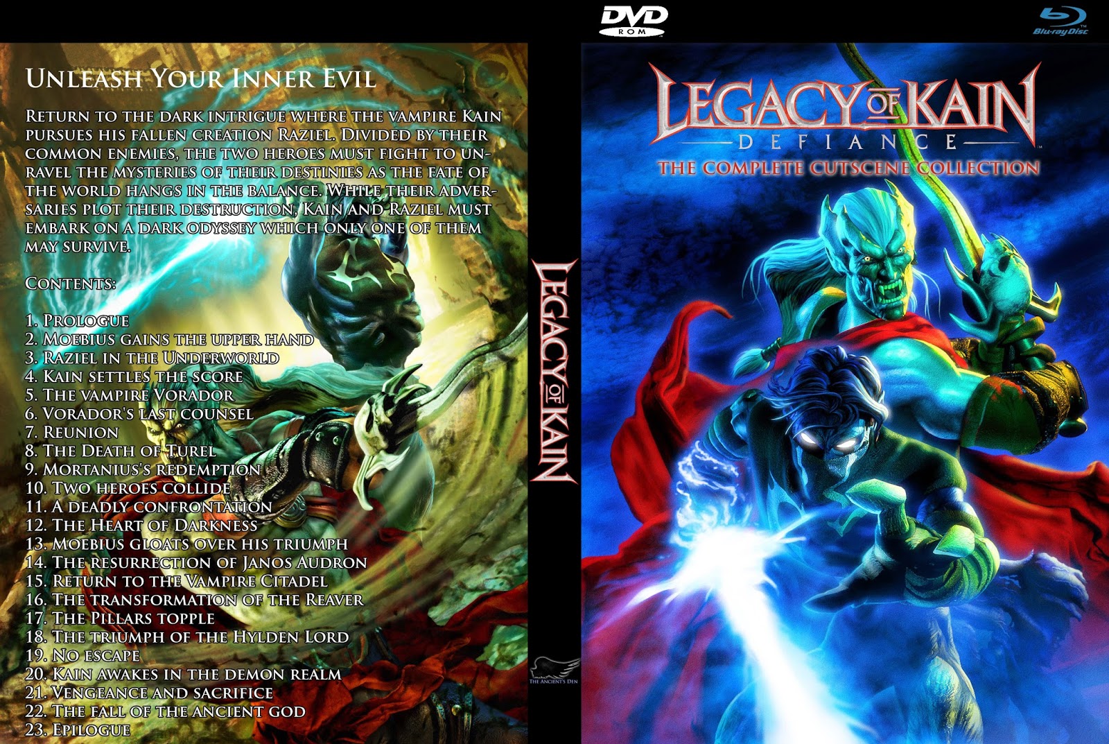 The Ancient's Den: Legacy of Kain DVD cases