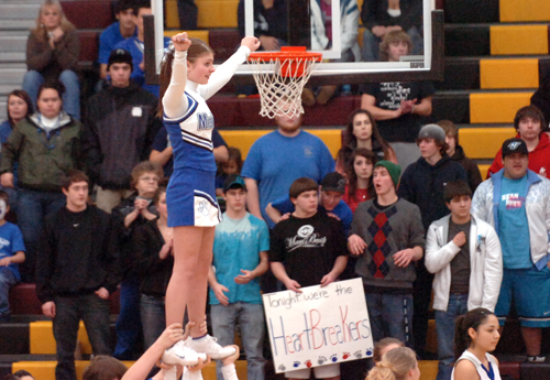 On the bleachers: 2011-02-20