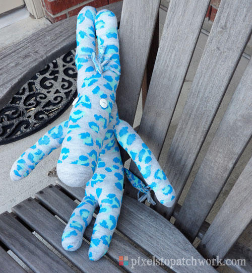 from Pixels to Patchwork: Why the Long Face?: SOCK DONKEY!!!!