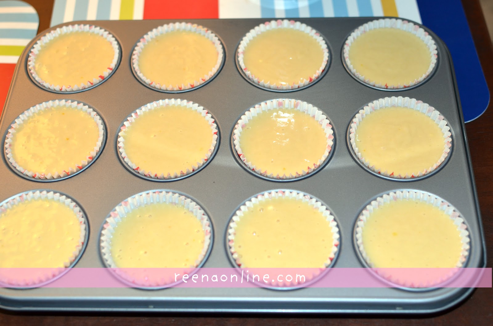 Reena's Online: Resepi : Muffin Vanilla