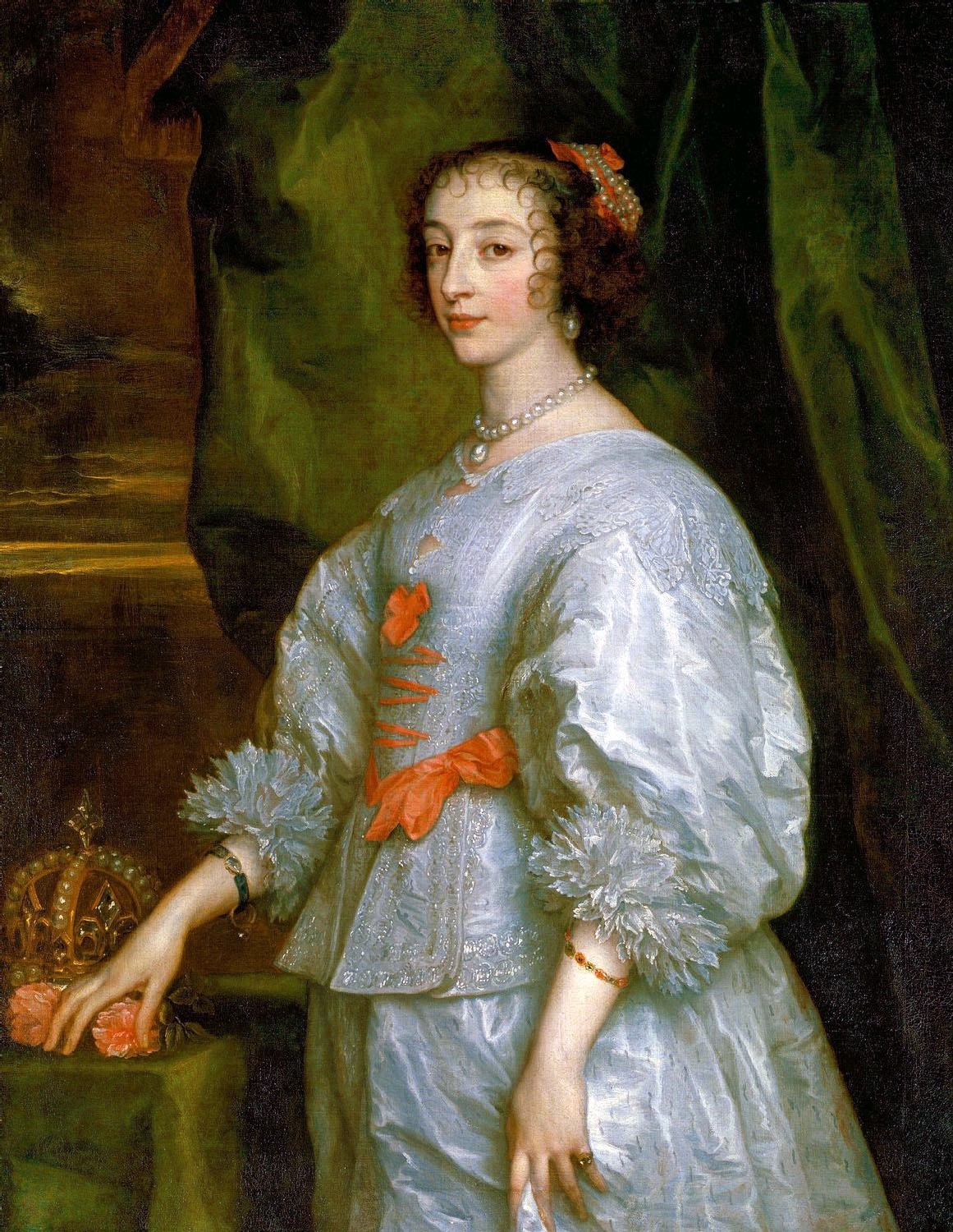 pinturamadrid: anthony van dyck - queen henrietta maría