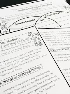 Teaching About the Summer Olympics Through Reading - Teaching in Stripes