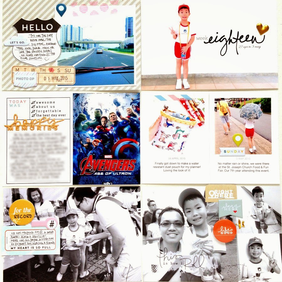 shopEvalicious.com: Project Life 2015 Week 17 & 18 | Inspiration