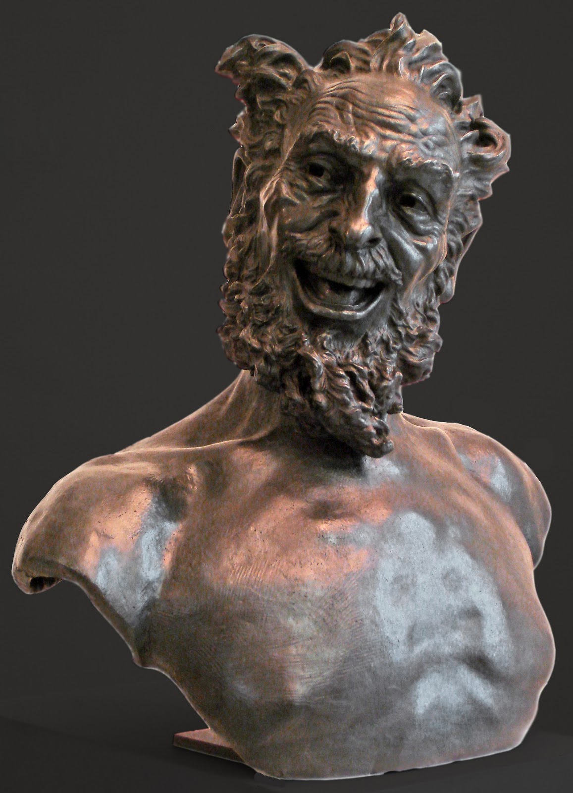 SKULPTUR OG KUNST: "Epikur" - en glad filosof