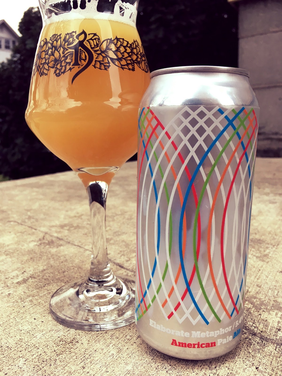 A Crafty Look: Beer Blog: Burlington Beer Elaborate Metaphor Pale Ale