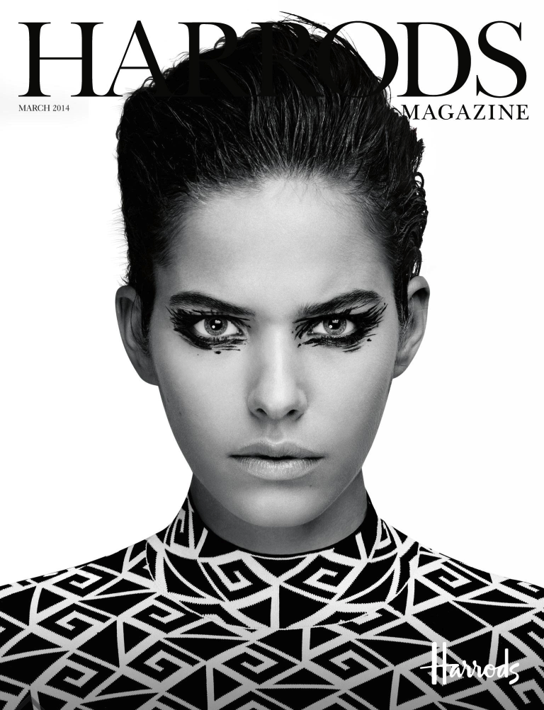 Alexandra Hochguertel in Harrods Magazine March 2014 by Jouke Bos