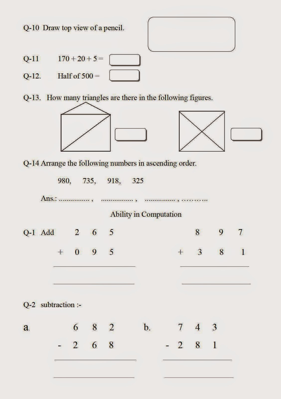 Incredible Foundation - Primary Education: Worksheets- Grade III