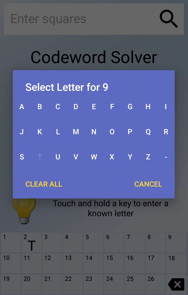 MPDB Tech Apps: Codeword Solver v1.0