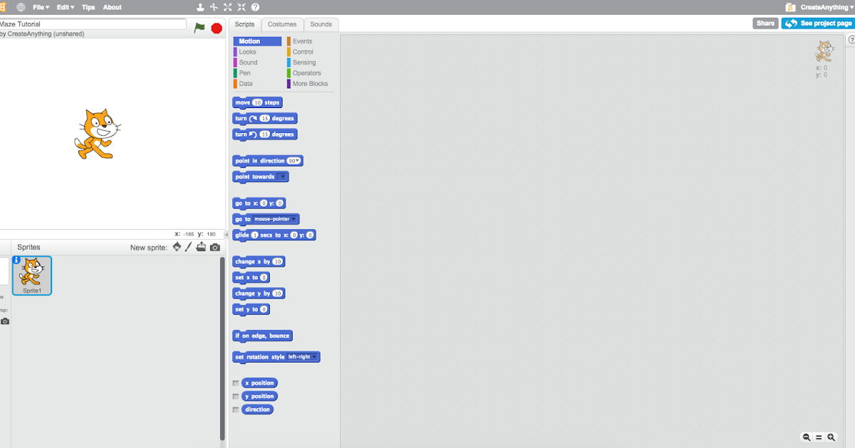 Creating Anything: Scratch Tutorial #1 - The Maze