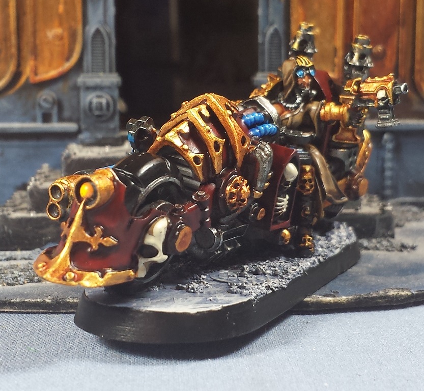 Mordian 7th Regiment: Inq28 - Hereticus Inquisitor On Combat Bike