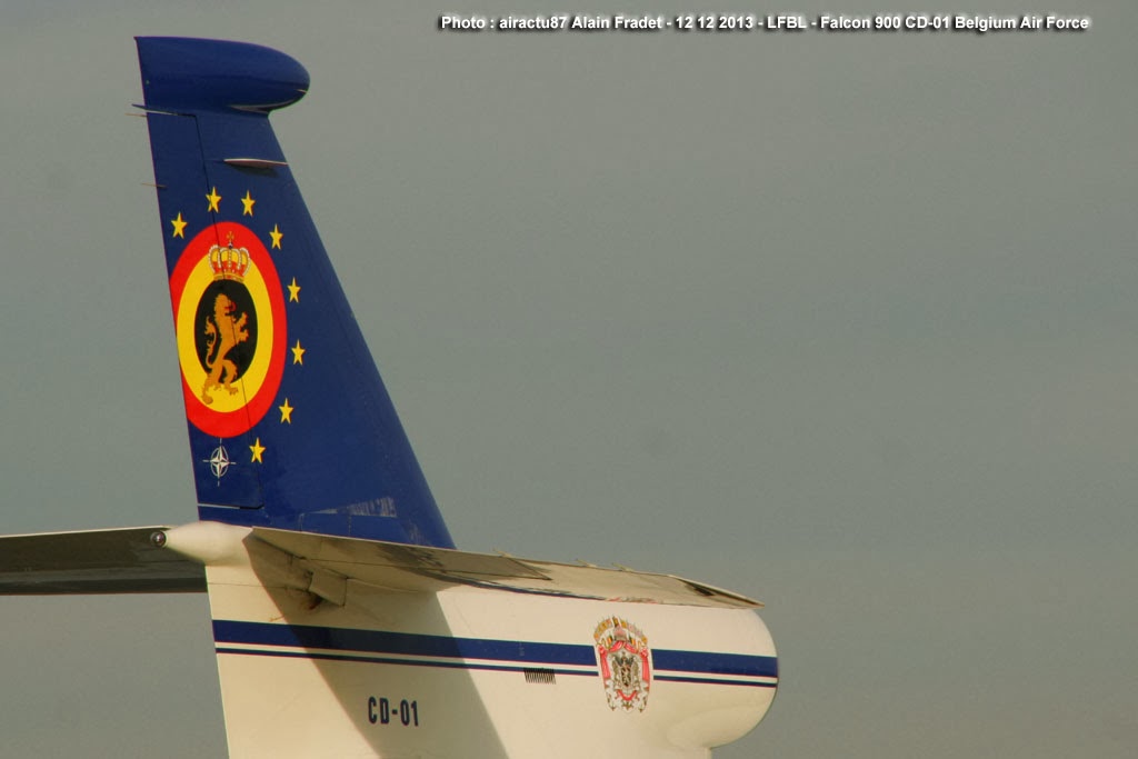 airactu87 par Alain Fradet: Falcon 900 Air Belgium Air Force