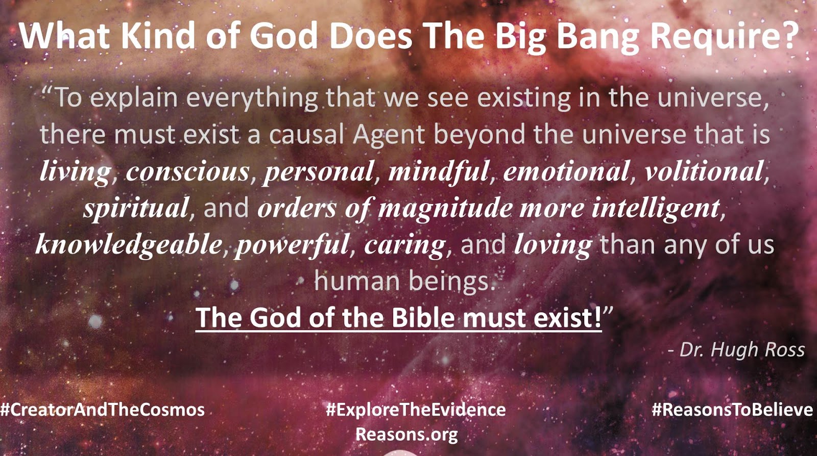 Faithful Thinkers: Book Review: The Creator and the Cosmos🌌