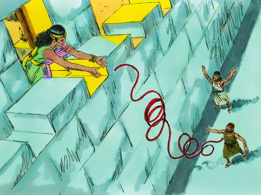 Escola Dominical Infantil: Raabe ajuda os espiões